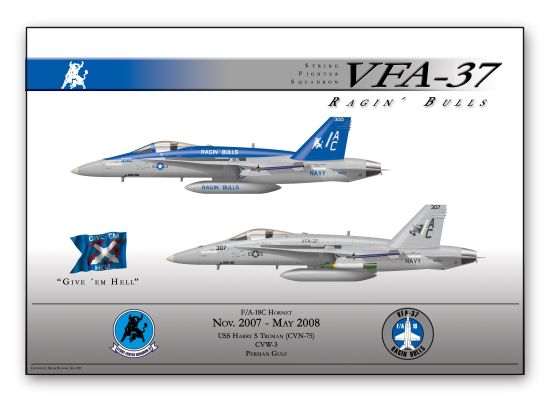VFA-37 "Ragin' Bulls" 中隊 F/A-18C : (55p) - 軍事貼圖影片 - Uwants.com