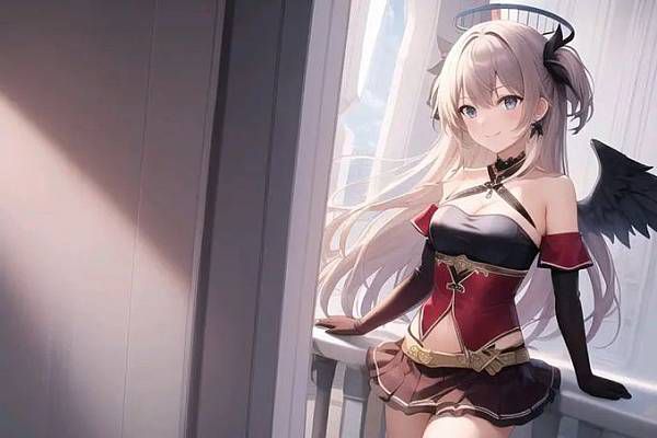 織月繪星新AI繪畫角色：黑天使克莉西婭 - 日日新聞 - Uwants.com