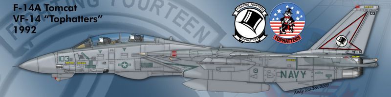 VF-14 "Tophatters" 中隊 F-14 : (36p) - 軍事貼圖影片 - Uwants.com