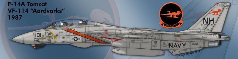 VF-114 "Aardvarks" 中隊 F-14 : (40P) - 軍事貼圖影片 - Uwants.com