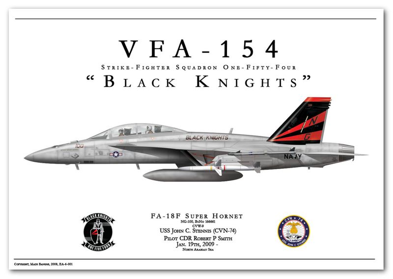 VFA-154 "Black Knights" 中隊 F/A-18F (45p) - 軍事貼圖影片 - Uwants.com