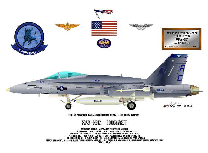 VFA-37 "Ragin' Bulls" 中隊 F/A-18C : (55p) - 軍事貼圖影片 - Uwants.com