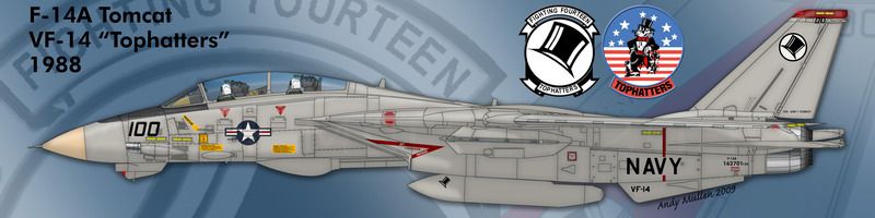 VF-14 "Tophatters" 中隊 F-14 : (36p) - 軍事貼圖影片 - Uwants.com