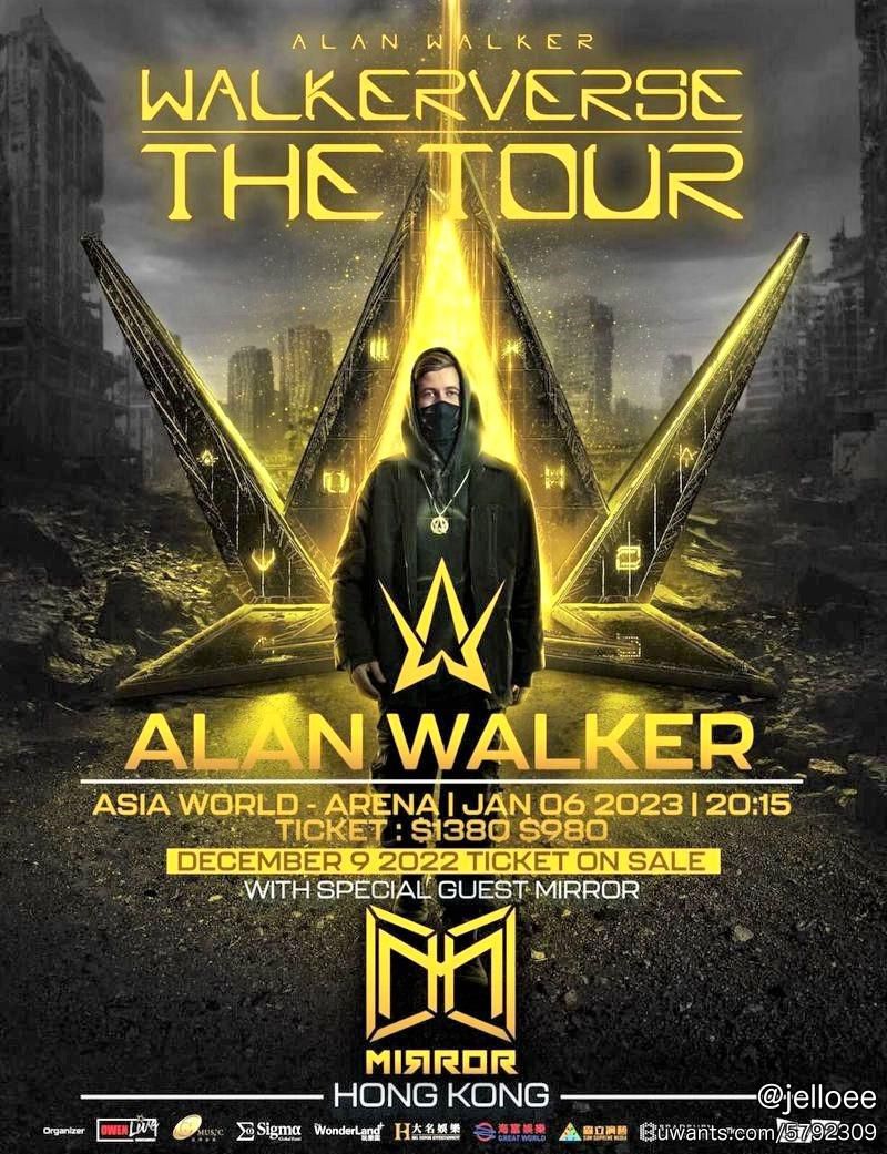 6/1《Alan Walker Walkerverse》香港站@亞博｜人氣男團 MIRROR獲邀做特別嘉賓 仲請來DJ Hello Kitty ...