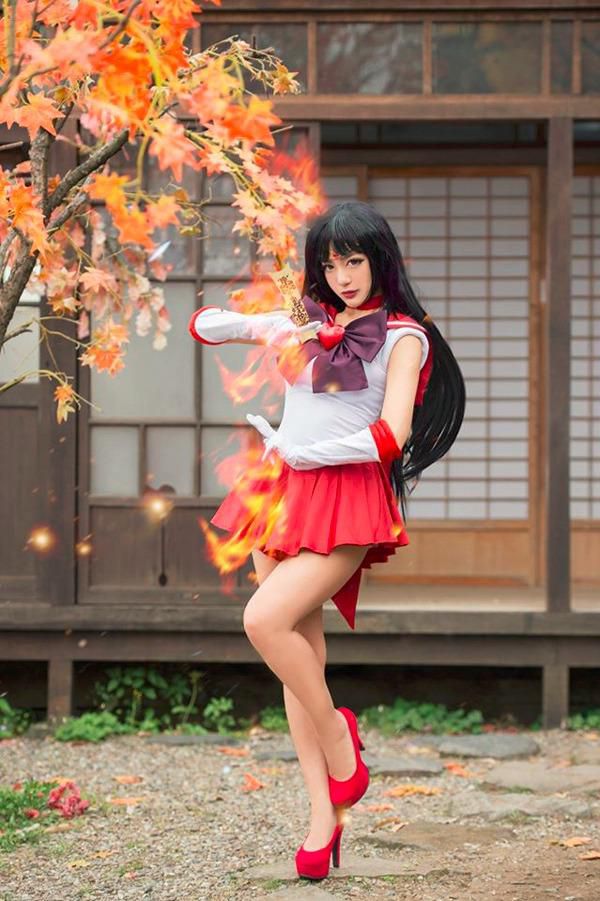 【Cosplay】鬼節到《美戰》火野麗: 用火焰燃燒～惡靈退散！ - Coser Club - Uwants.com