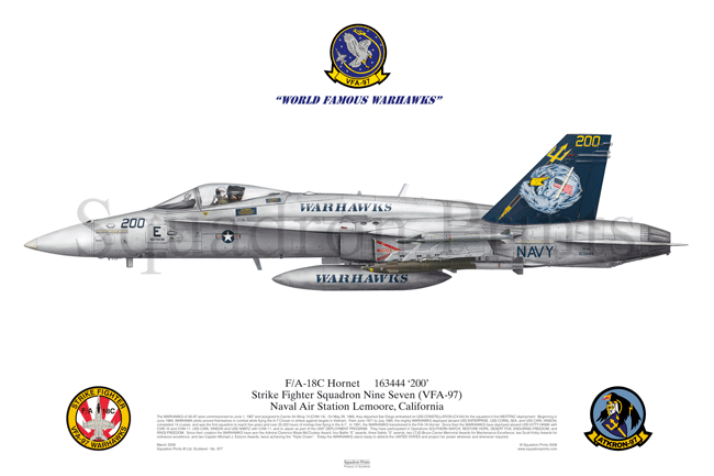 VFA-97 "Warhawks" 中隊 F/A-18C : (50p) - 軍事貼圖影片 - Uwants.com